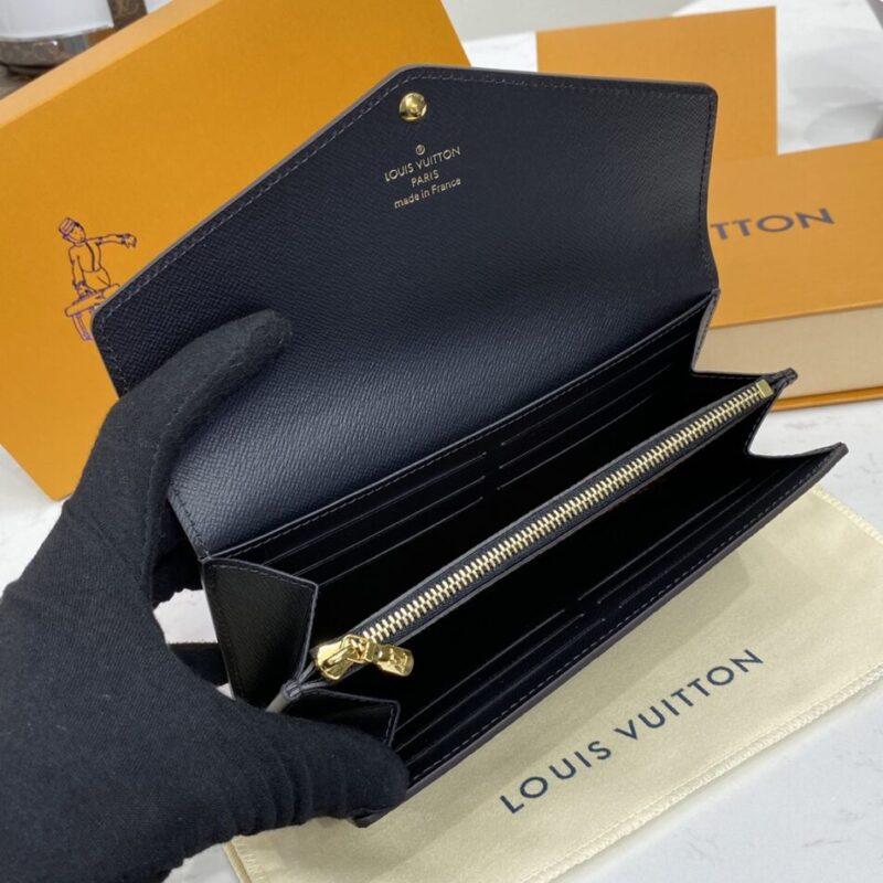 Replica Louis Vuitton Sarah Wallet Light Brown